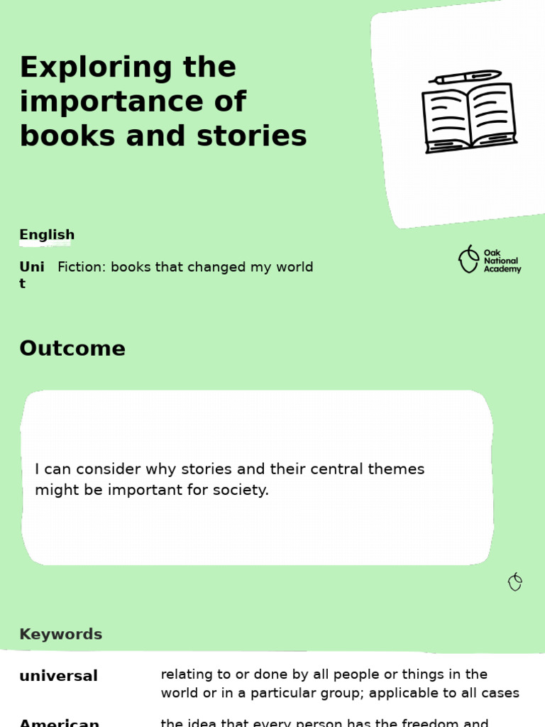 Exploring The Importance of Books and Stories | PDF | Heathcliff ...