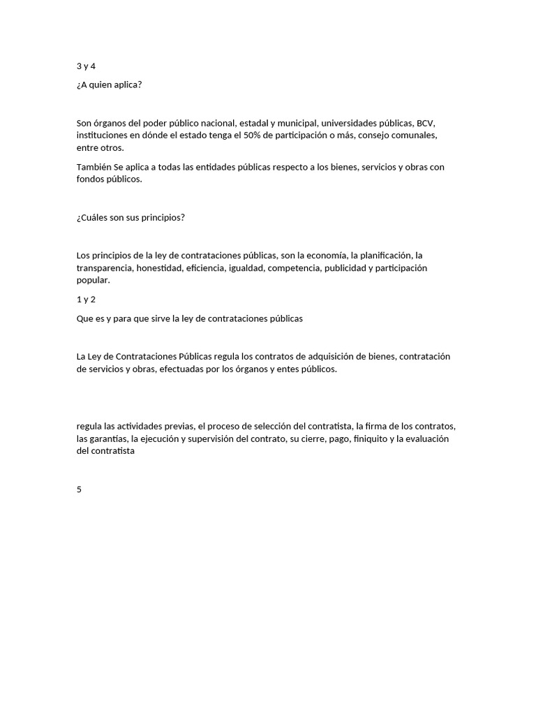 Ley de Contrataciones 1 | PDF | Economias