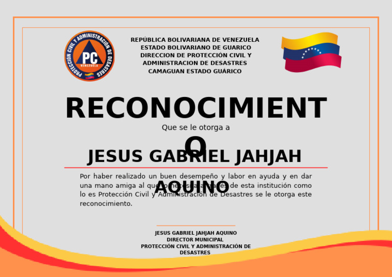 Reconocimiento PCAD | PDF