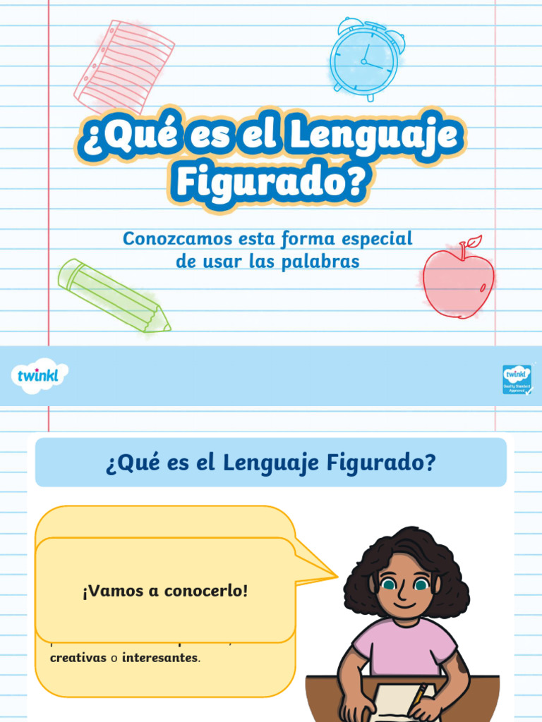 CL L 1748957731 Powerpoint Lenguaje Figurado Ver 2 | PDF | Naranja) | Clave
