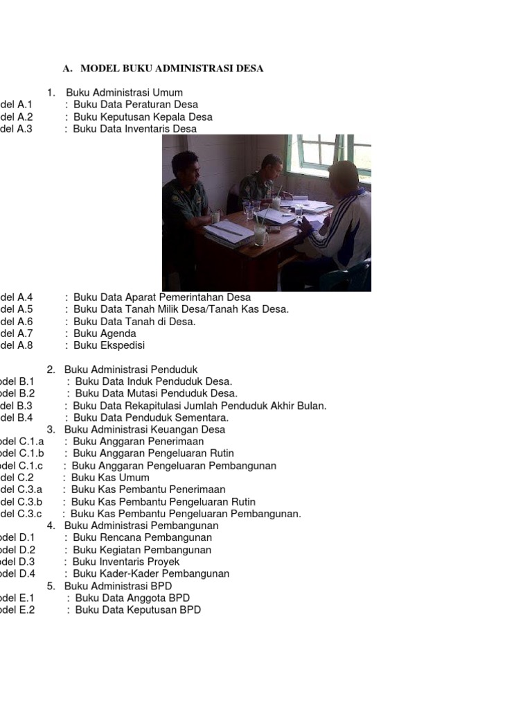 Administrasi Desa | PDF