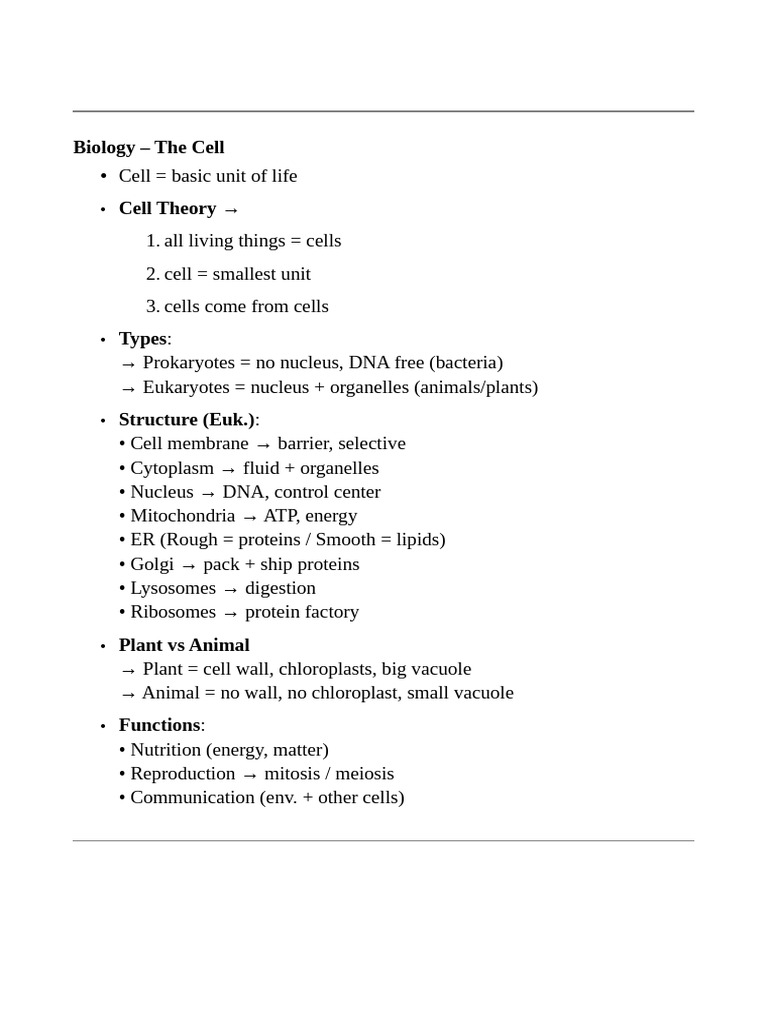 The Cell | PDF