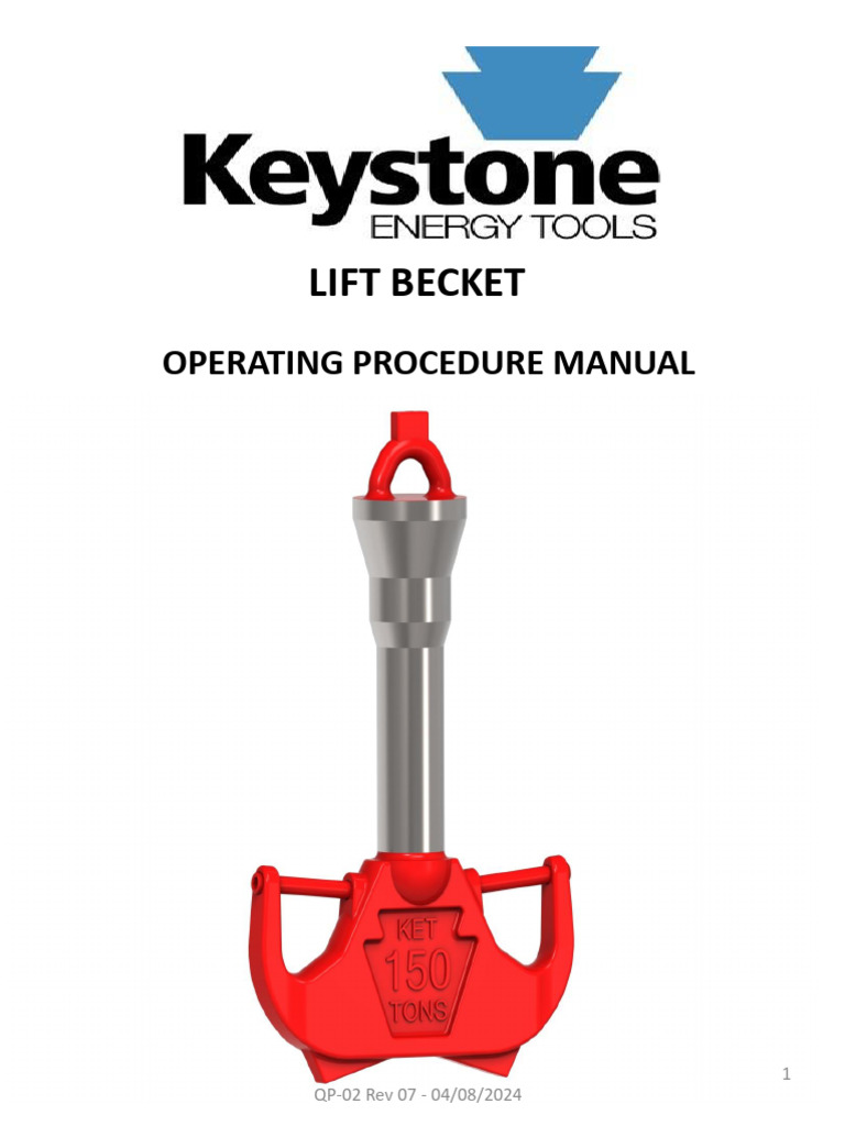 Becket Operating Procedure Manual | PDF | Fatigue (Material) | Pipe ...