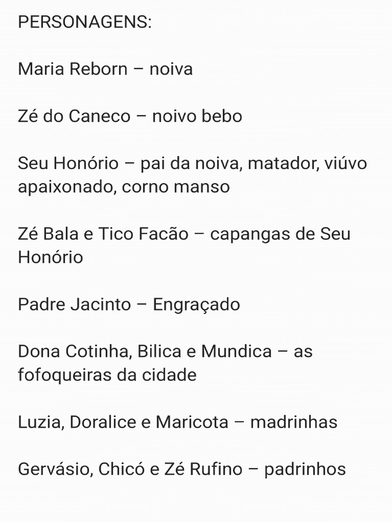 Roteiro Casamento Na Roça - 250612 - 104339 | PDF
