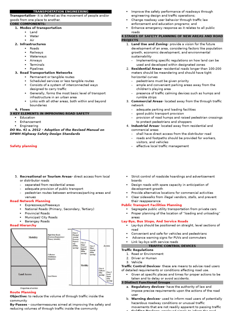 Transportation Engineering | PDF | Road | Transport
