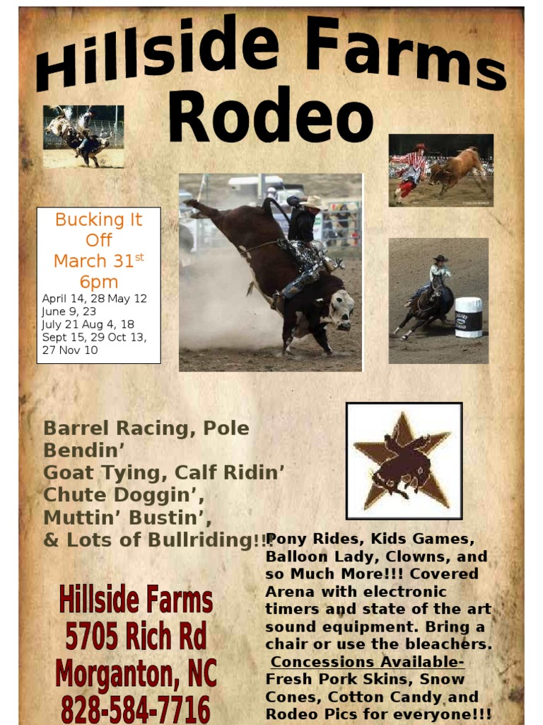 Rodeo Flier | PDF | Cooking, Food & Wine | Home & Garden