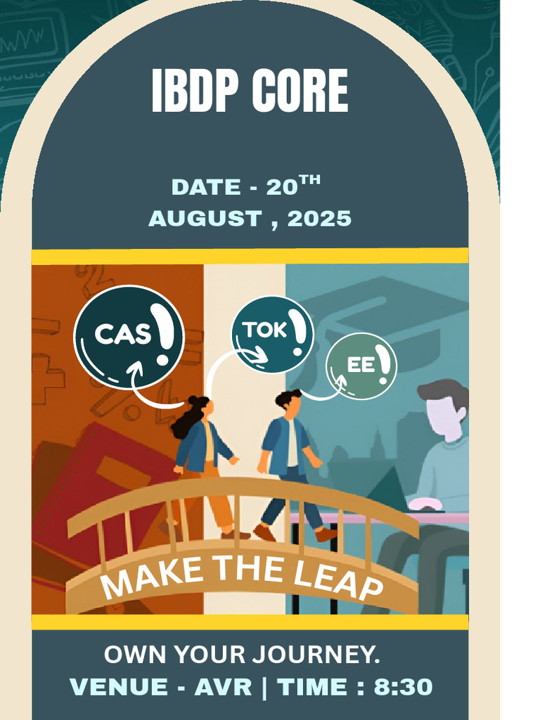 Ibdp Core: Make The Leap | PDF