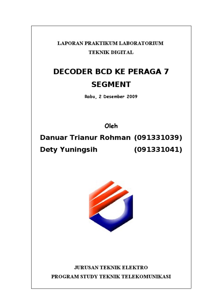 Digital (Decoder 7 Segmen) | PDF