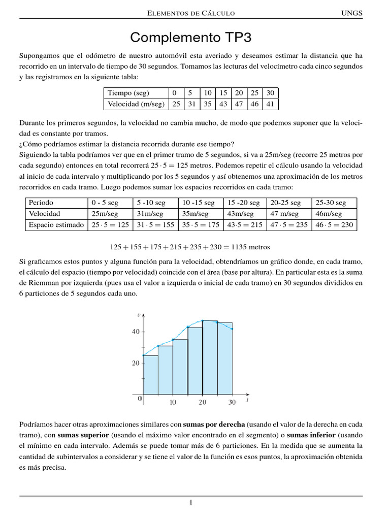 Complemento TP3 | PDF | Velocidad