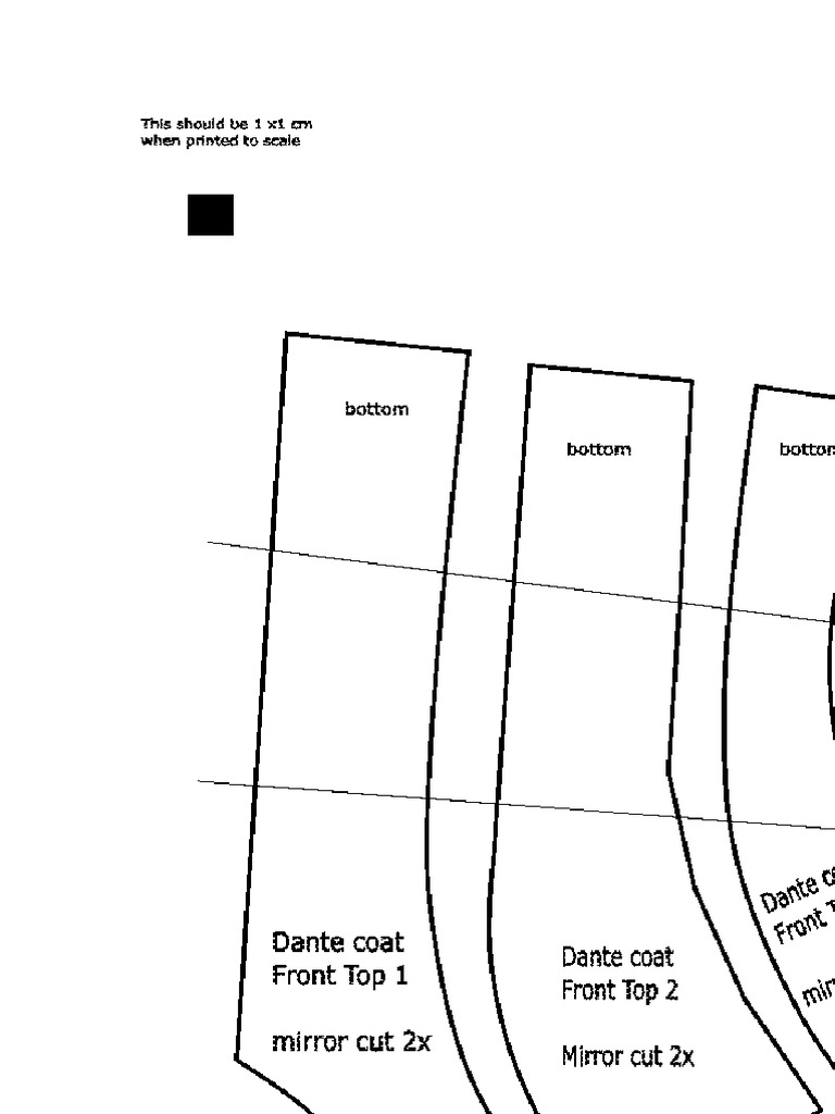 Dante Coat Sewing Pattern 1 | PDF