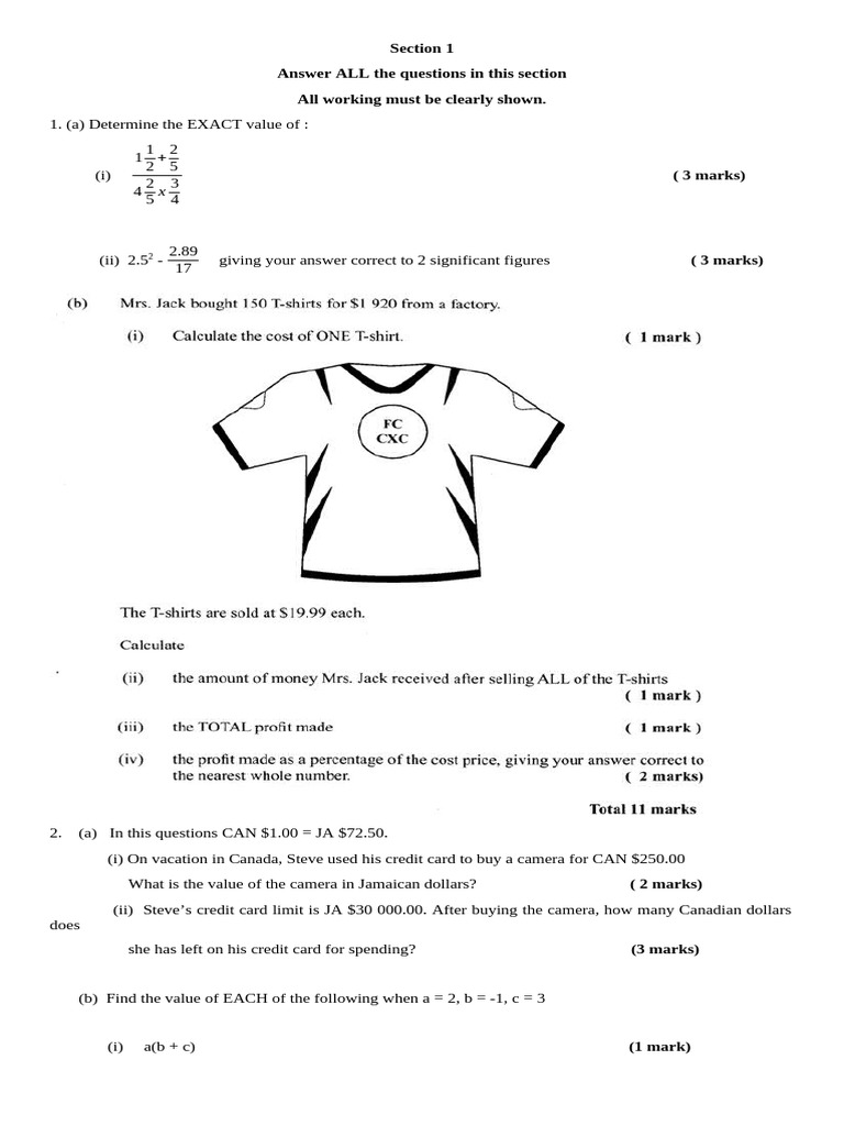 Form 4 Maths Mock Exams | PDF