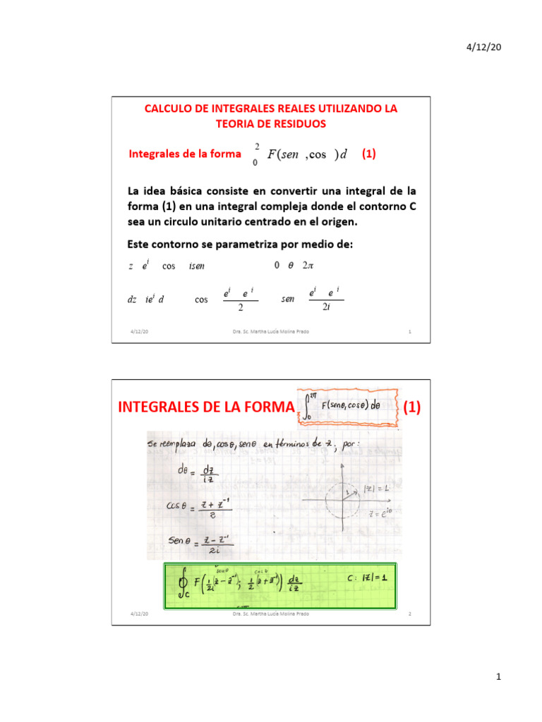 Clase 6 Integrales Reales 1y2 | PDF | Integral | Límite (Matemáticas)