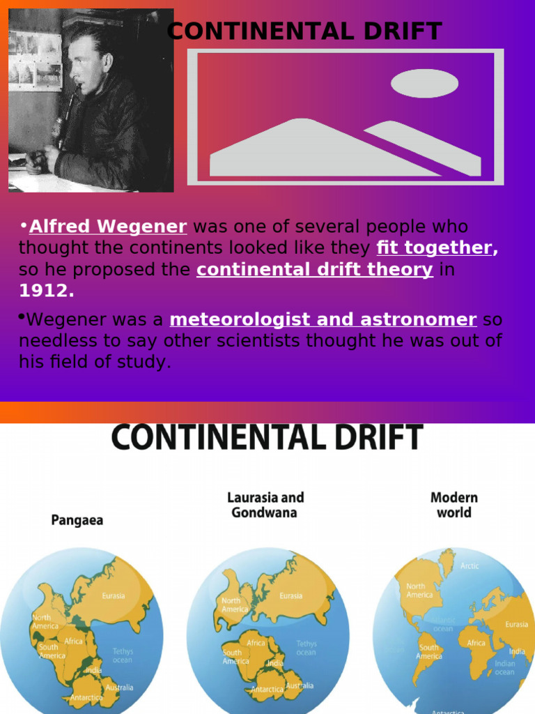 Continental Drift Theory - For Students' Notes | PDF | Plate Tectonics ...