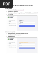 Panduan Login SSO Universitas Musamus | PDF | Karier & Perkembangan