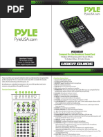 f998 Live Sound Card Audio Mixer Manual | PDF | Battery Charger | Headphones