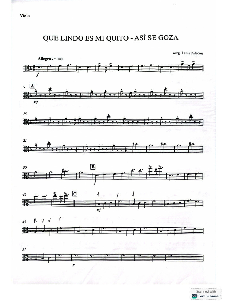Qué Lindo Es Mi Quito, Cuerdas PDF | PDF