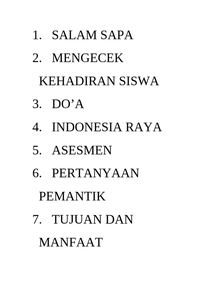 Langkah Langkah | PDF