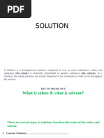 True Solutions | PDF | Solubility | Chemistry