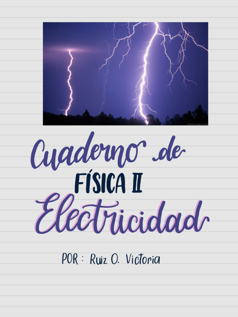 Cuaderno de Fisica Electricidad 1 | PDF