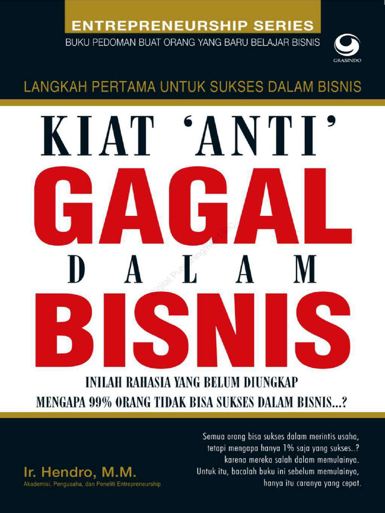Kiat Anti Gagal Dalam Bisnis - Buku Motivasi Indonesia | PDF