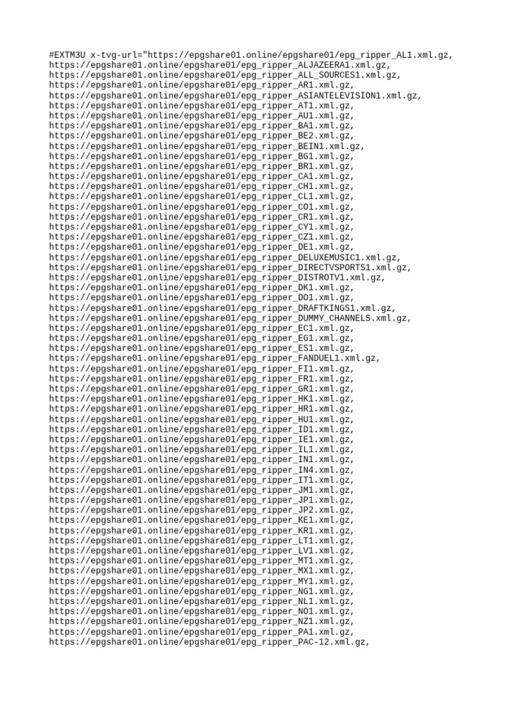 IPTV M3U8 Playlist for Albania Channels | PDF | Television | Television ...