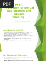 PSEA - Course Certificate - PSEA | PDF