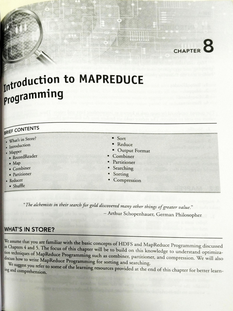 BDA Chapter 8 Map Reduce | PDF