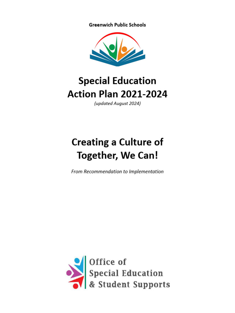 Special Education Action Plan 2021-2024: Greenwich Public Schools | PDF | Special Education ...