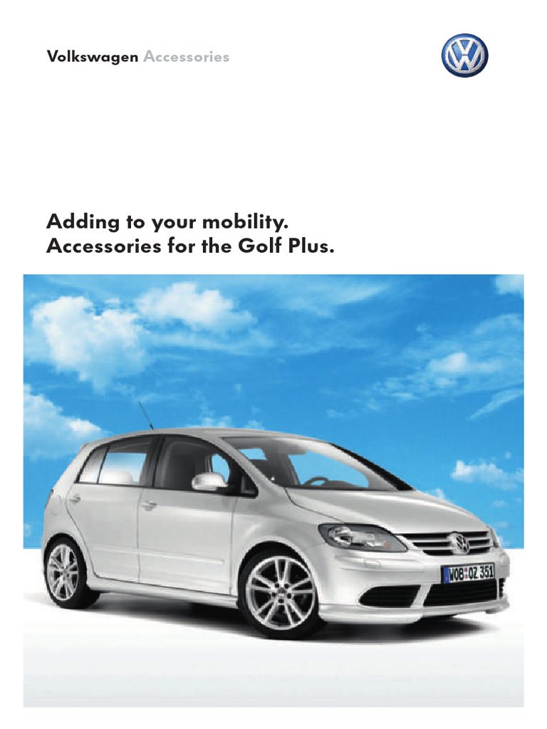 Adding To Your Mobility. Accessories For The Golf Plus. | PDF | Trunk ...