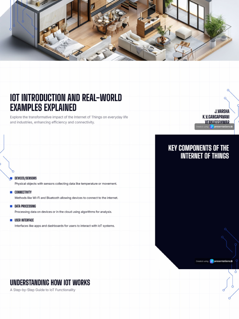 IoT Introduction and Real-World Examples Explained | PDF