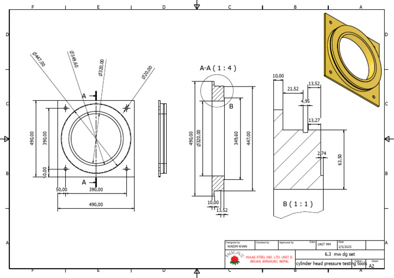 Cylinder Head Pressure Testing Guide | PDF