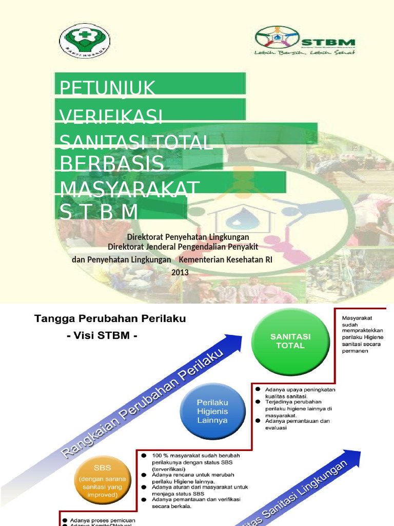 Verifikasi Sanitasi Total Masyarakat STBM | PDF