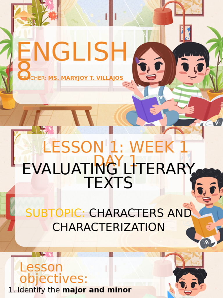 English 8 PPT WEEK 1 | PDF