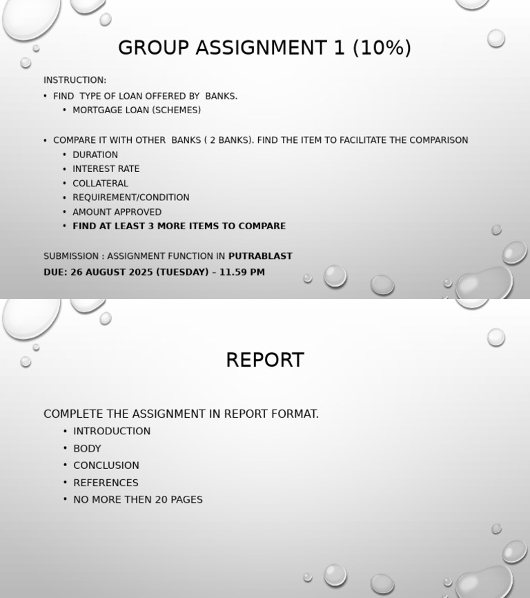 Group Assignment 1 (10%) SEM 1 2025 - 2026 | PDF