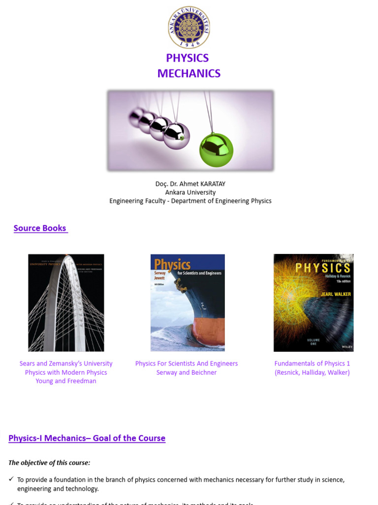 Physics-I Mechanics Course Overview | PDF | Significant Figures | Physics