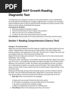 MAP 1st Grade Reading Tests | PDF | Question | Linguistics