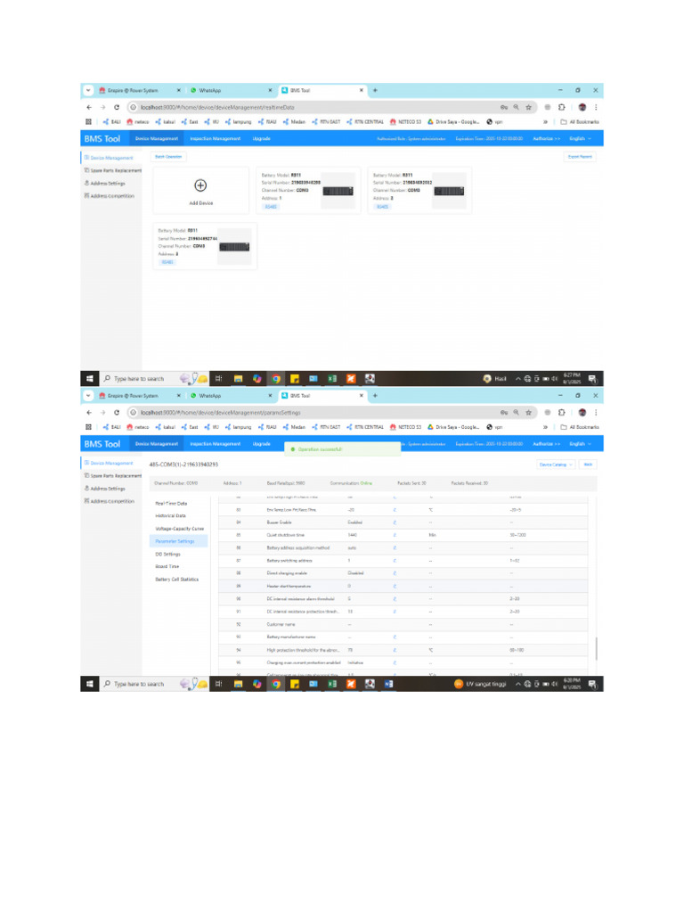 Seting Bms & Recty Huawei | PDF
