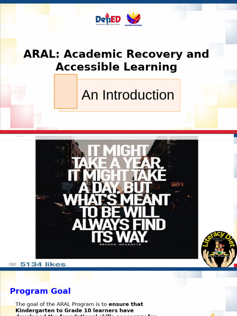 ARAL Program Primer Artigo V 2 | PDF | Teachers | Learning