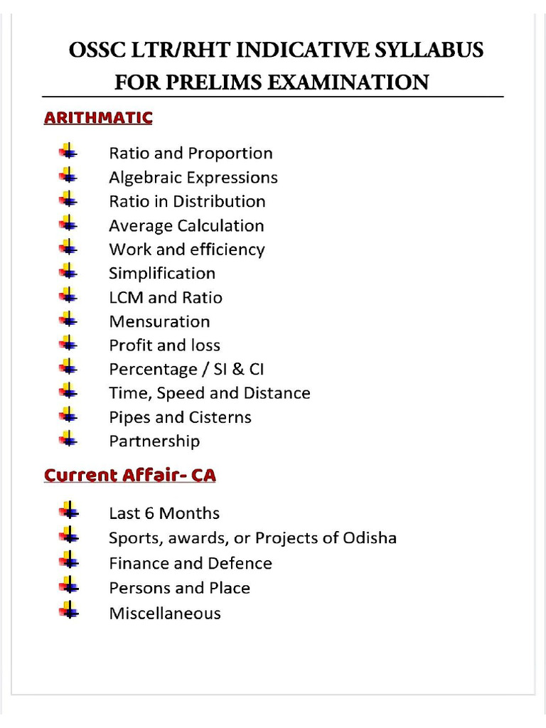 Preliminary Exam Syllabus | PDF