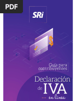 Guía para El Llenado Del Formulario Impuesto Al Valor Agregado IVA ...