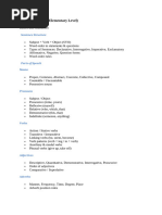 Structured List of English Grammar Topics | PDF | Semantics | Languages