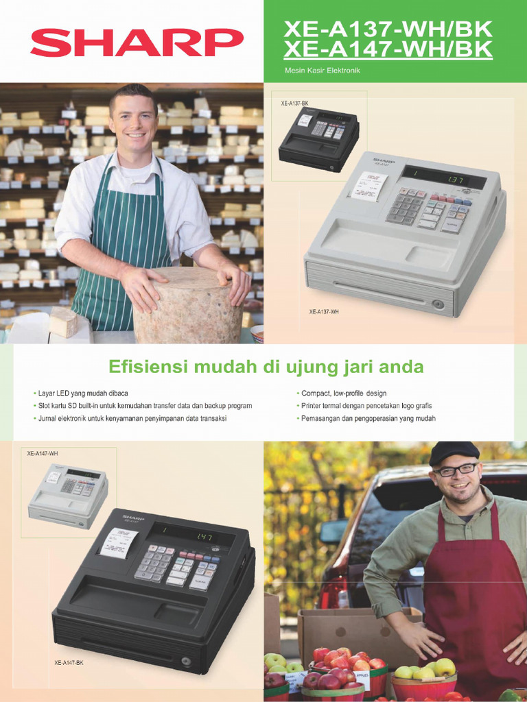 SHARP XE A147 - Brocure | PDF