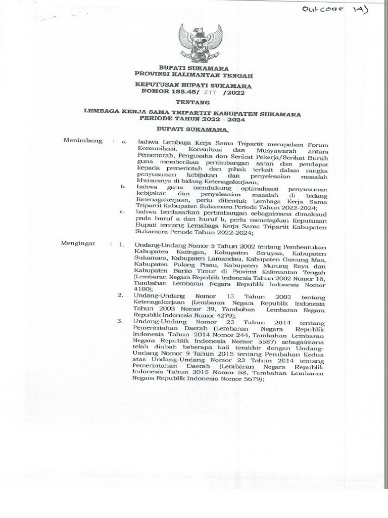 SK LKS Tripartit | PDF