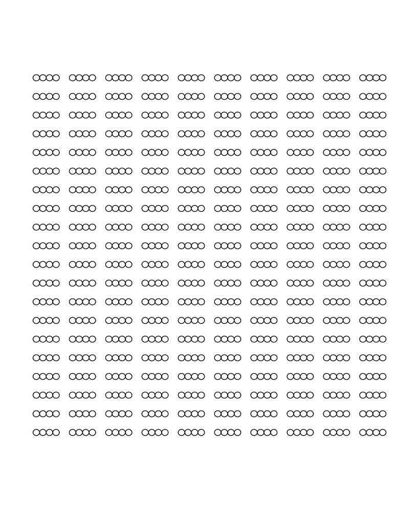 Blank OMR Sheet | PDF