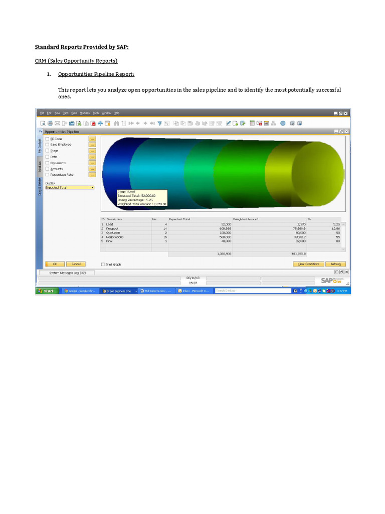 STD SAP B1 Reports Formats | PDF | Balance Sheet | Business