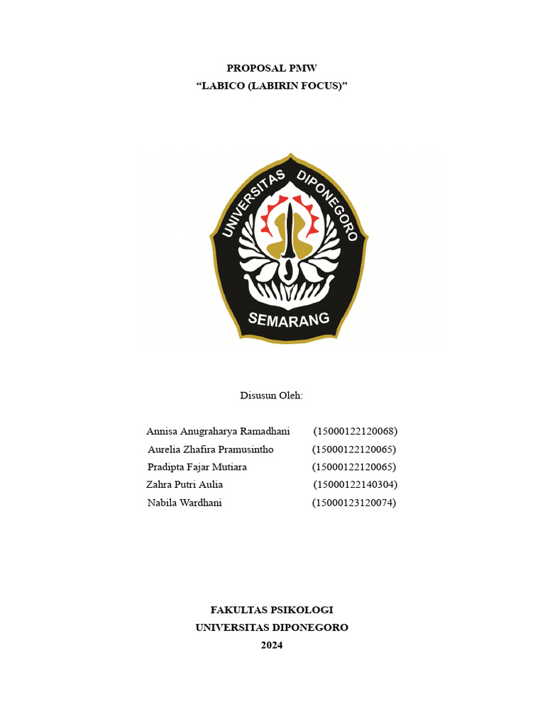 Kelompok1 Proposal Pmw Labico | PDF