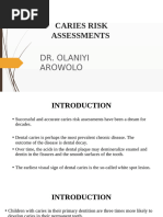 Caries - Risk - Assessment - Form ADA | PDF