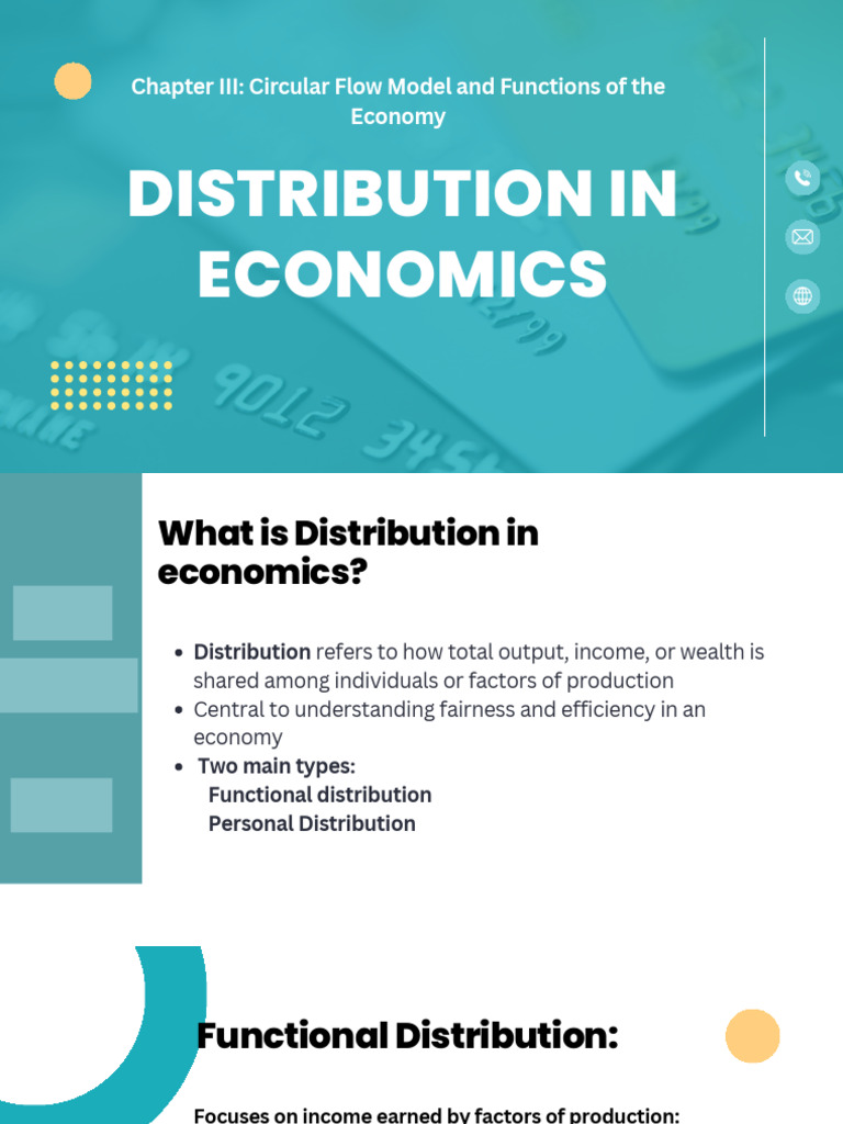 Understanding Economic Distribution Models | PDF
