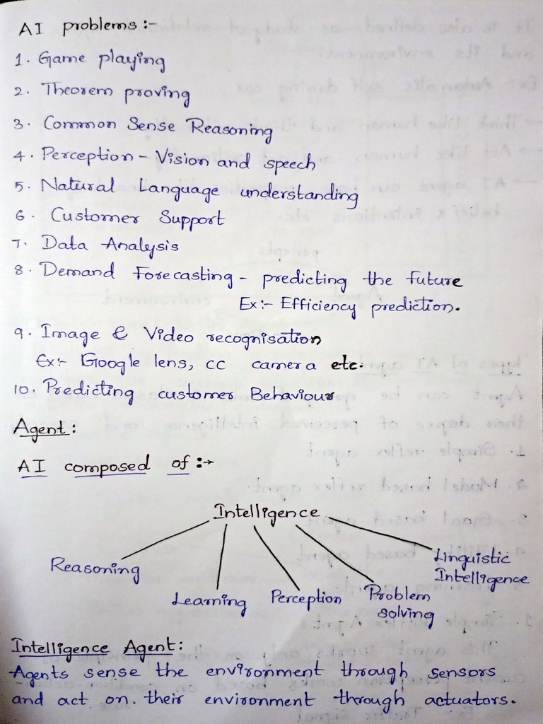 AI Unit-1 | PDF