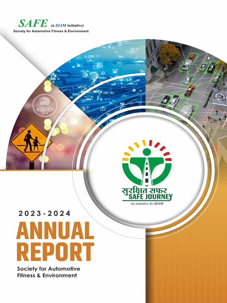 SIAM Annual Report 2023-2024 | PDF | Road Traffic Safety | Traffic ...